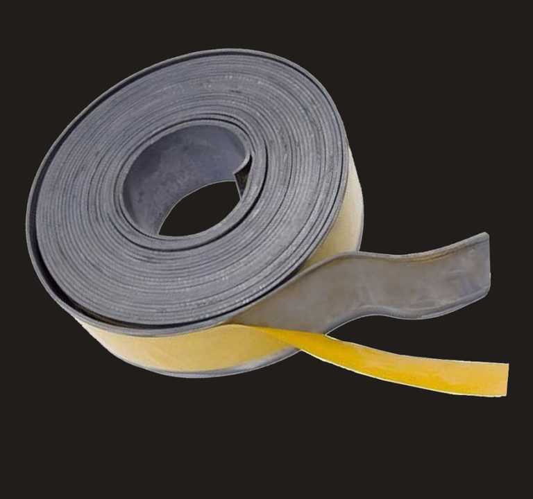 Self-adhesive lead strip